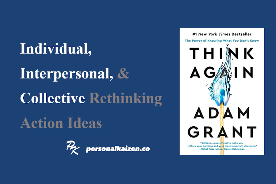 Think Again by Adam Grant– Personal Kaizen
