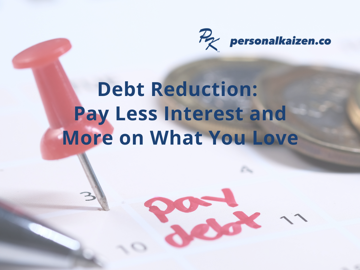 Debt Reduction: Pay Less Interest and More on What You Love – PK