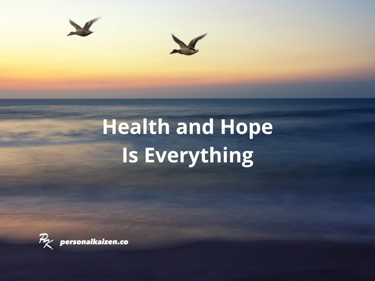 Health and Hope Is Everything – Personal Kaizen