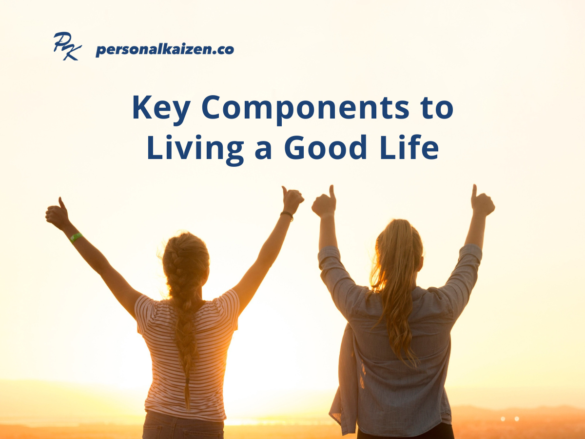 Key Components to Living a Good Life – Personal Kaizen
